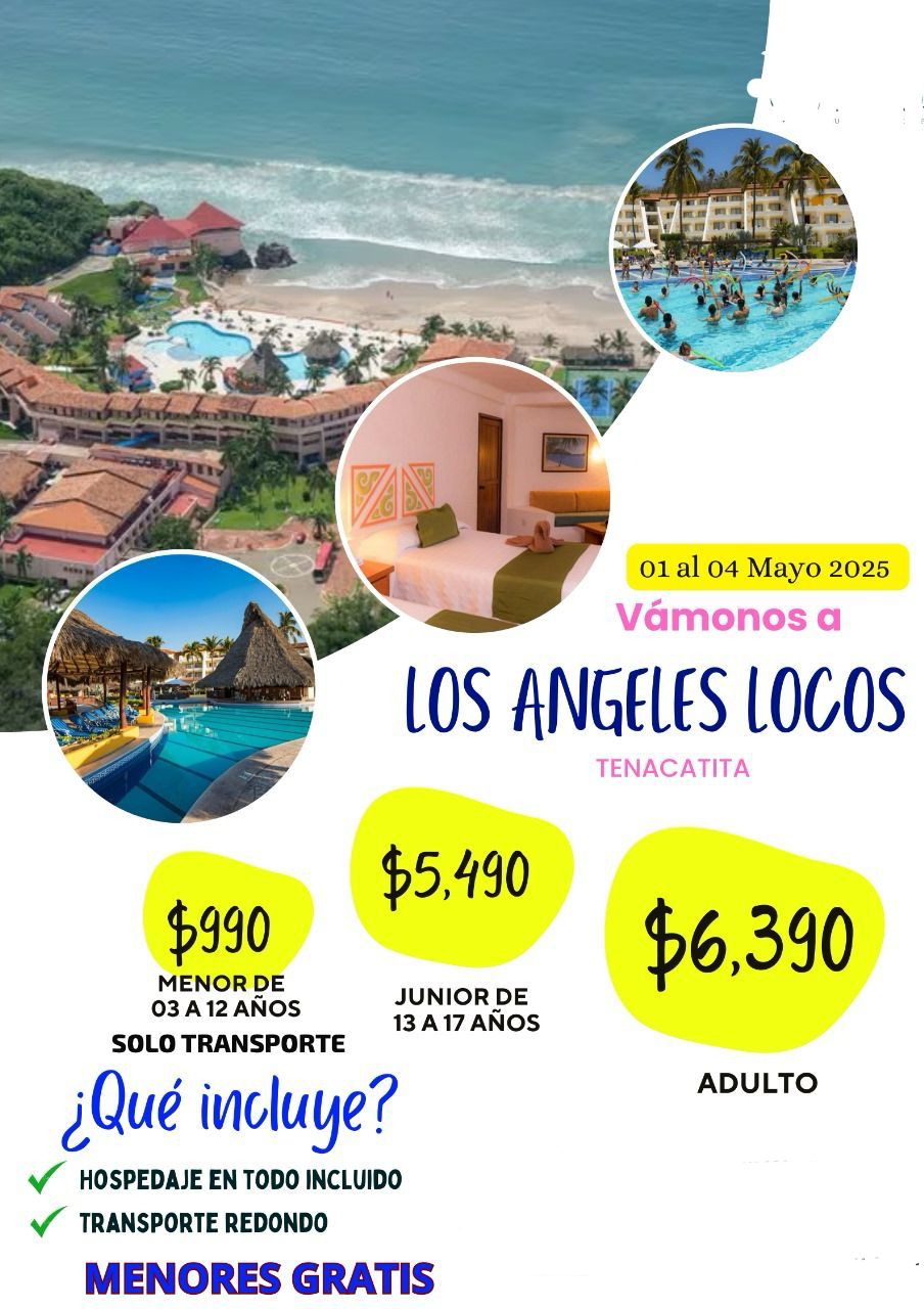 LOS ANGELES LOCOS 1 AL 4 DE MAYO – Verte Viajar
